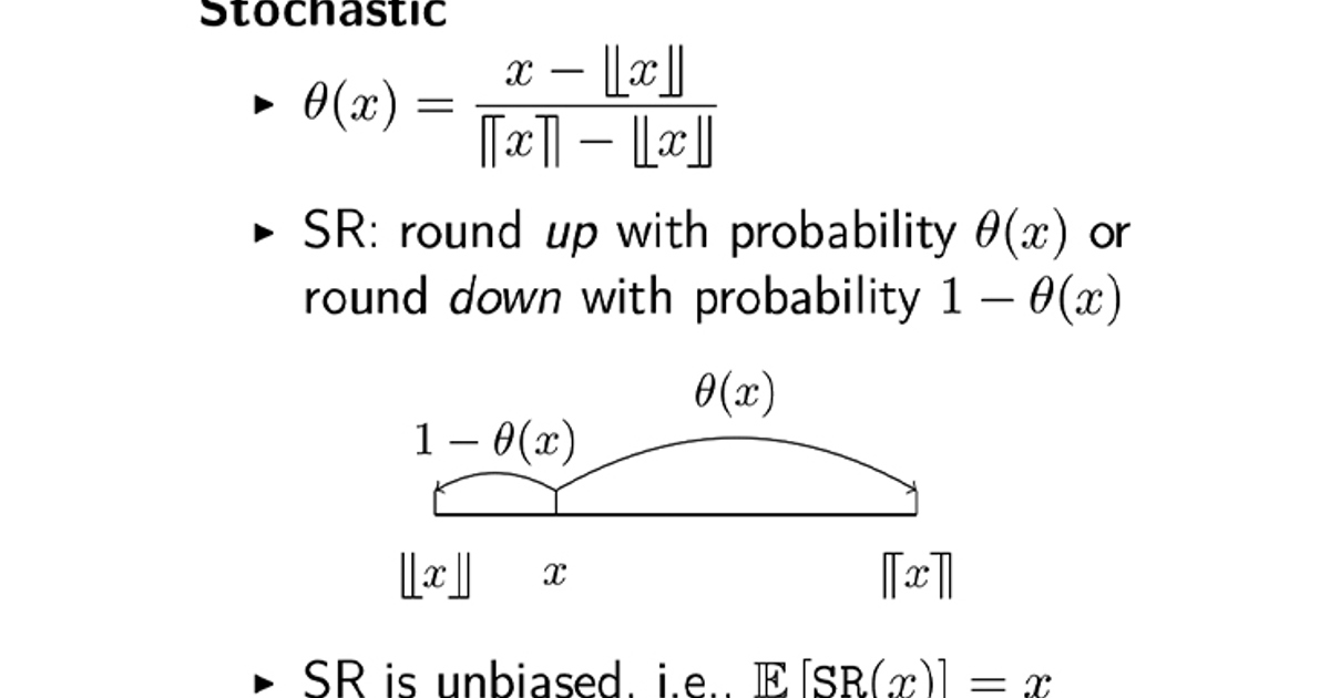 Stochastic Rounding 2.0, With a View Towards Complexity Analysis | SIAM